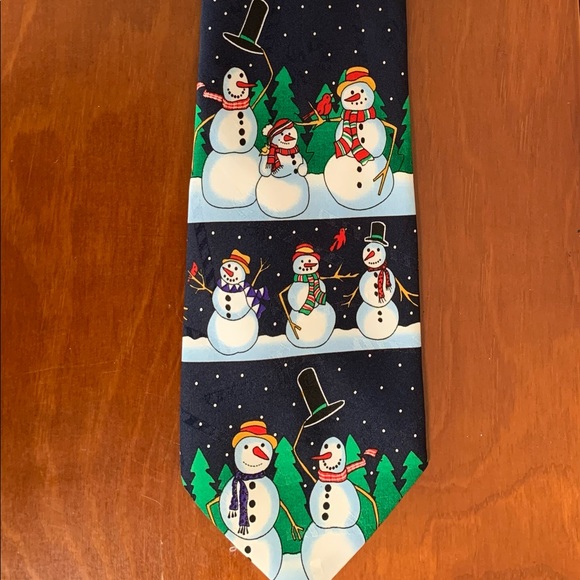 Accessories | Snowmen Tie | Poshmark